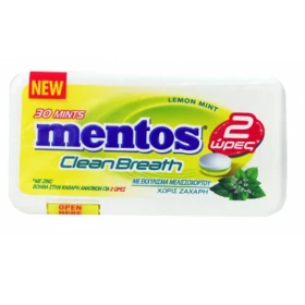 MENTOS CLEAN BREATH (12x21gr.) - (LEMONMINT) | Pharmacy Megastore
